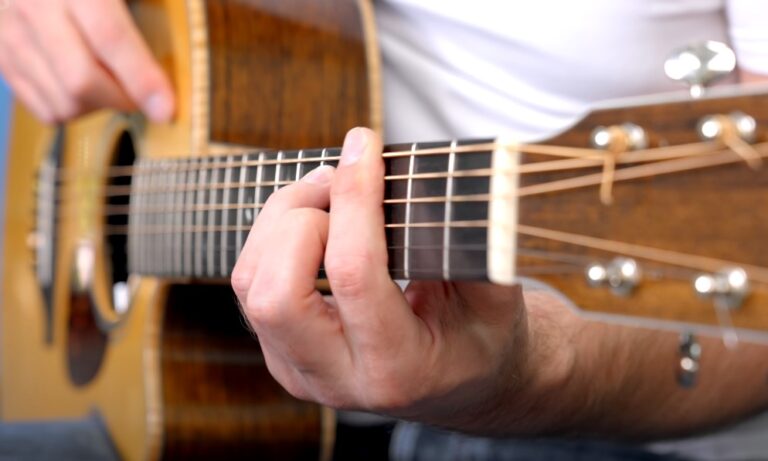 A Step-by-Step Guide to Barre Chords for Acoustic Guitar Beginners ...